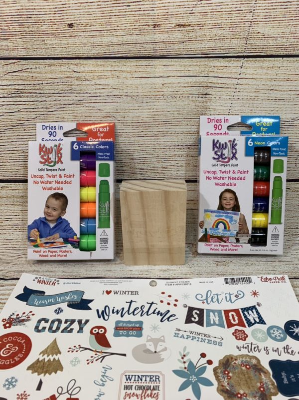 Kwik Stix: A Mess-Free Holiday Art Project! #Giveaway - Mommies with Cents